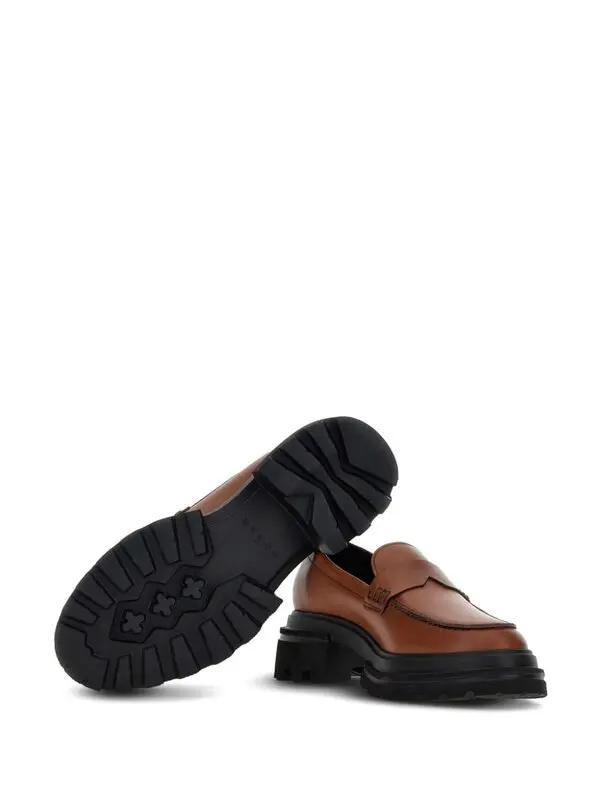 Hogan Chunky Leather Loafers