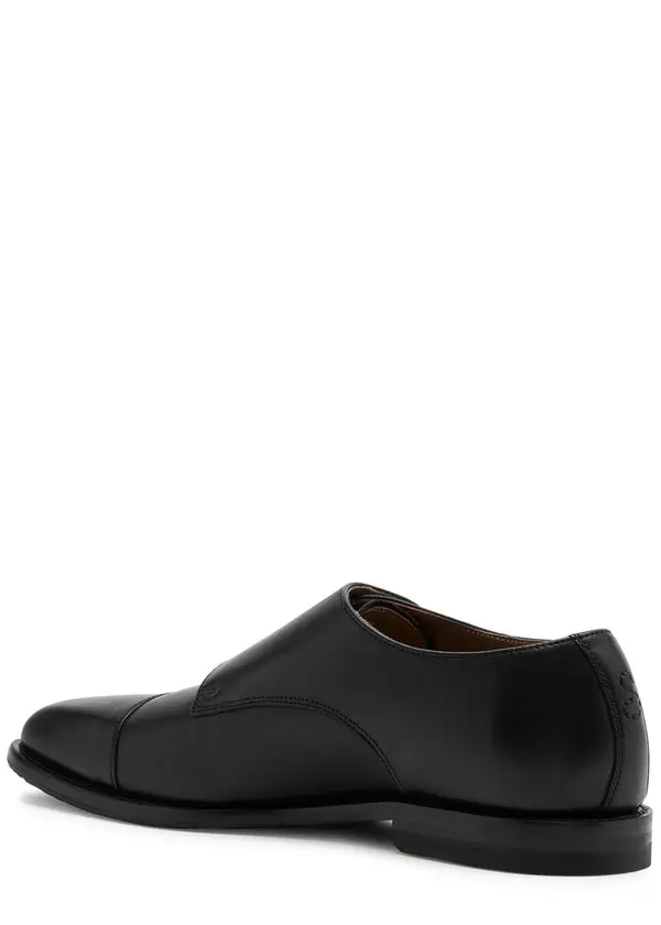 OLIVER SWEENEY Coombe Leather Monk Strap Shoes