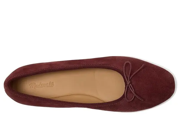 Madewell The April Ballet Flat In Suede