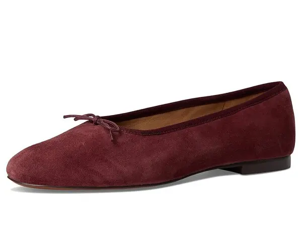 Madewell The April Ballet Flat In Suede