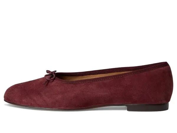 Madewell The April Ballet Flat In Suede