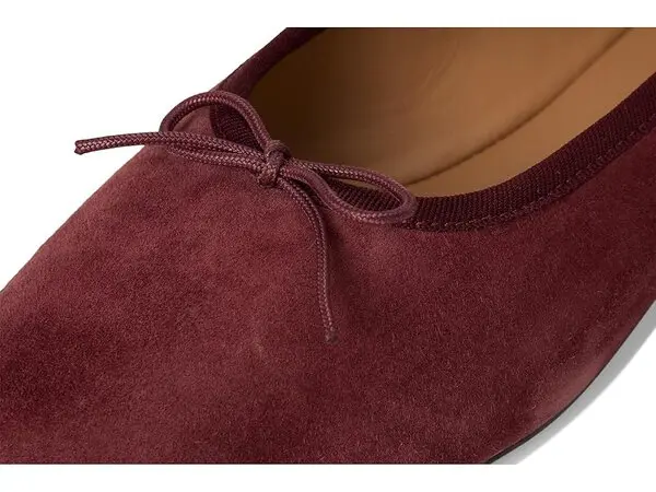 Madewell The April Ballet Flat In Suede