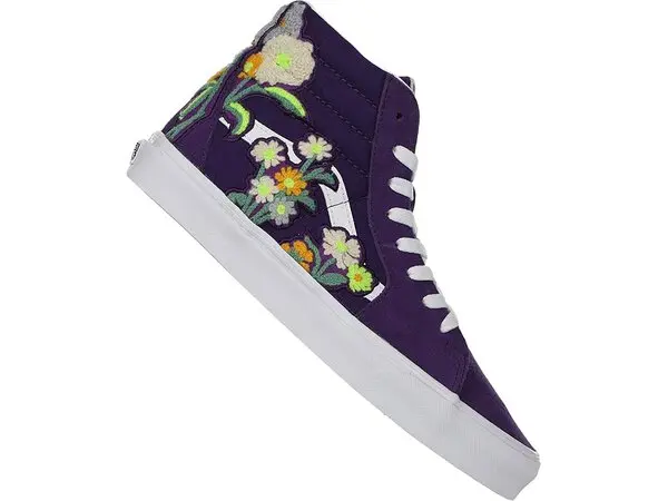 VANS Sk8-hi Floral Chenille High Top Sneakers