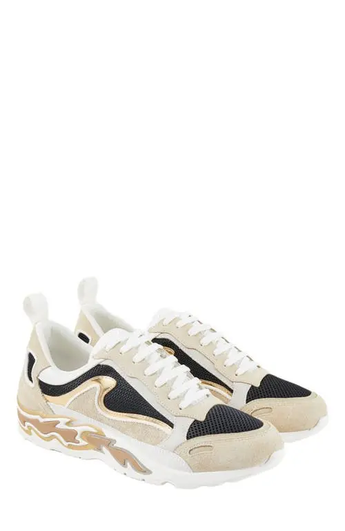 Sandro Flame Sneakers - Gold