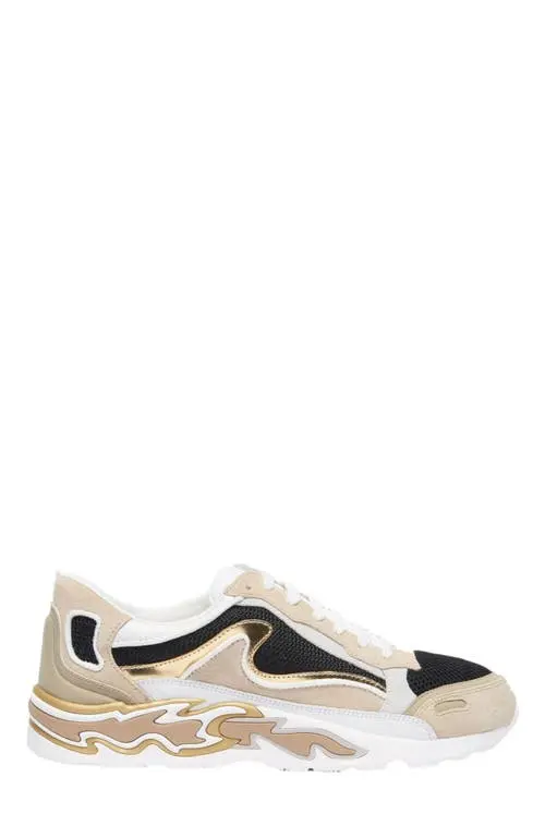 Sandro Flame Sneakers - Gold