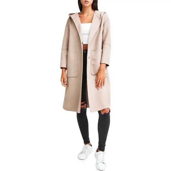BELLE & BLOOM Walk This Way Wool-blend Coat - Sand