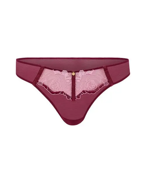 ADORE ME Rosita Brazilian Panties - Dark Purple