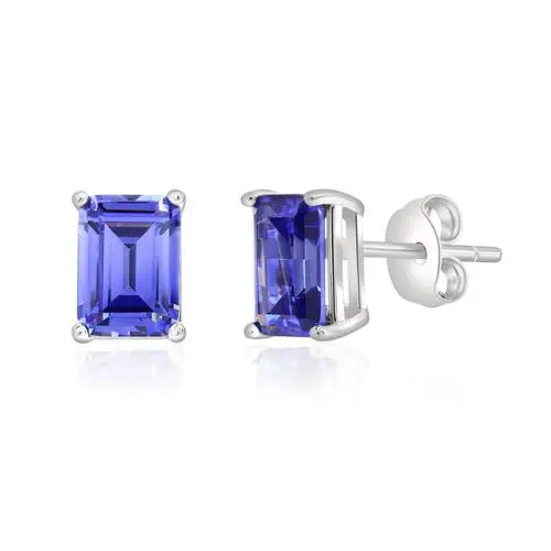 DONATELLO GIAN Sterling Tanzanite Earrings - Silver