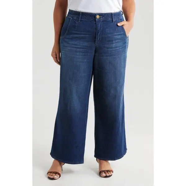 Wit & Wisdom Ab'solution Skyrise Wide Leg Ankle Jeans