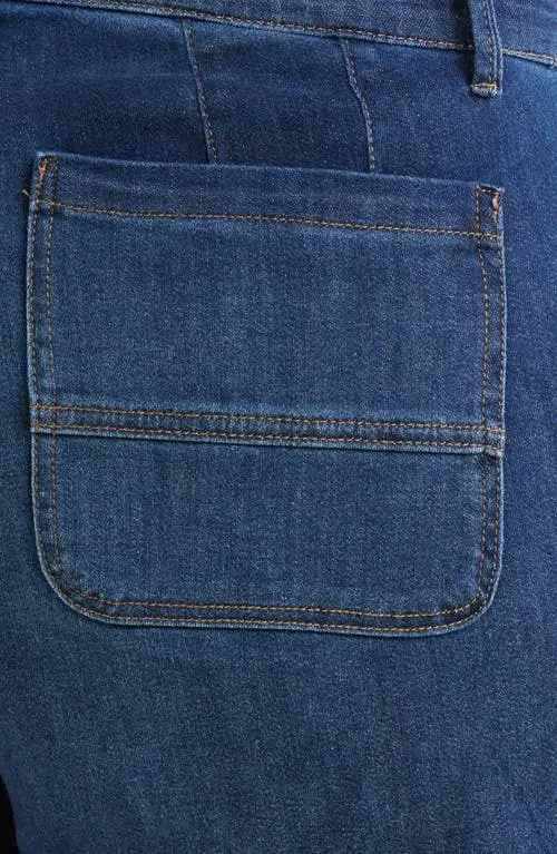 Wit & Wisdom Ab'solution Skyrise Wide Leg Ankle Jeans