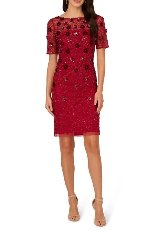 lace black dress short Black Silk Short Sleeve Dress With Black Lace Details – Rodarte main image 0