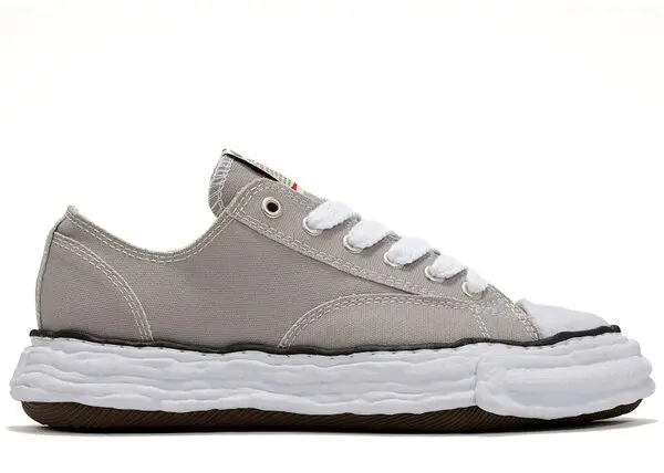 Mihara Yasuhiro Peterson 23 Og Sole Canvas Low-top Sneakers - Grey