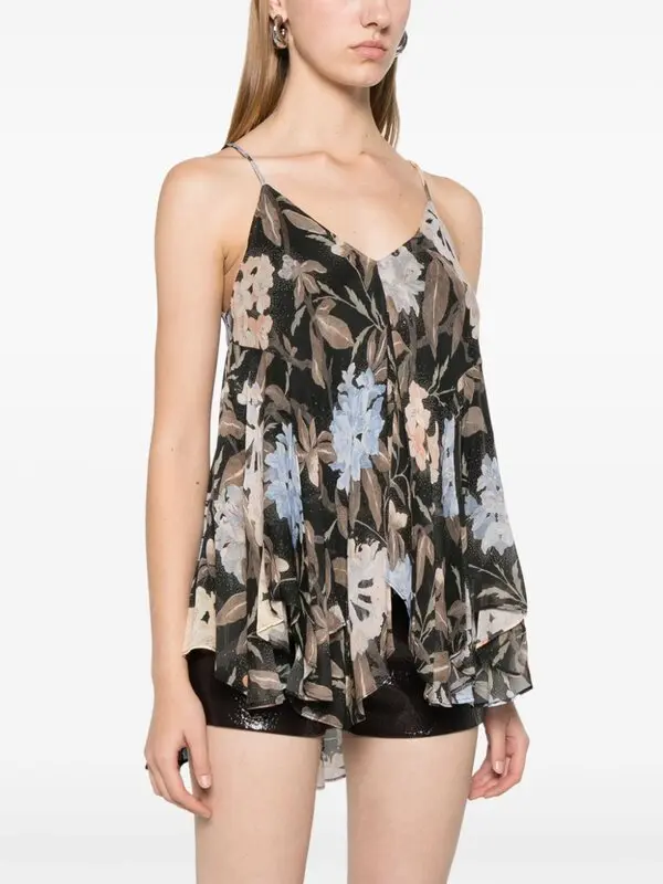 Zimmermann Eden Floral Print Top