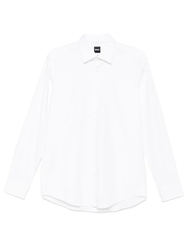 BOSS Twill Shirt - White