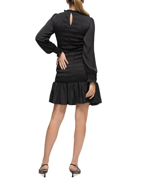 INGRID & ISABEL Smocked Maternity Dress - Black