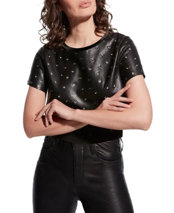 AS By DF Jude Upcycled Leather Tee
