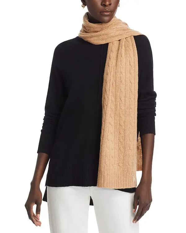 Polo Ralph Lauren Wool & Cashmere Classic Scarf - Camel