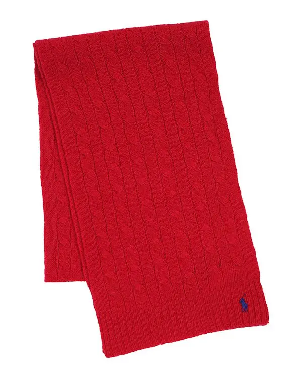Polo Ralph Lauren Wool & Cashmere Classic Scarf - Compass Red