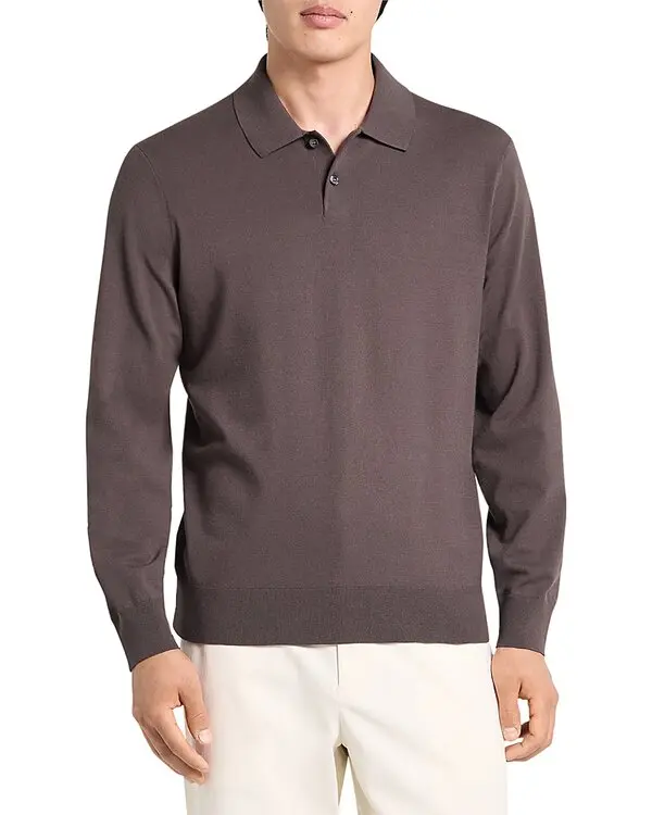 Theory Goris Collared Sweater - Classic Brown