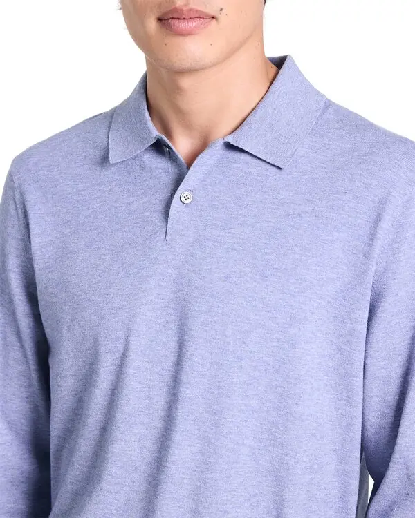 Theory Goris Collared Sweater - Dusk Blue