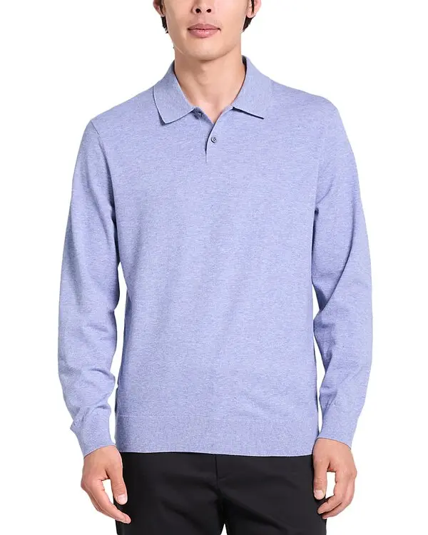 Theory Goris Collared Sweater - Slate Heather