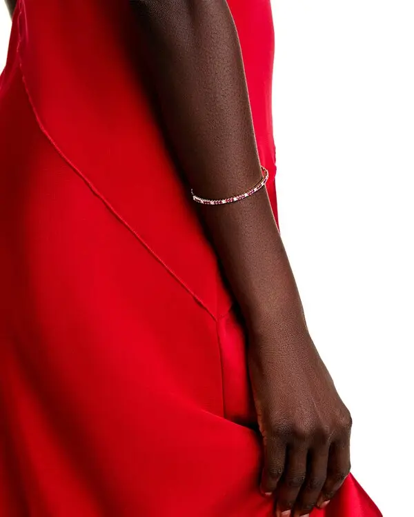 Bloomingdale'S 14k Yellow Gold Ruby And Diamond Bangle