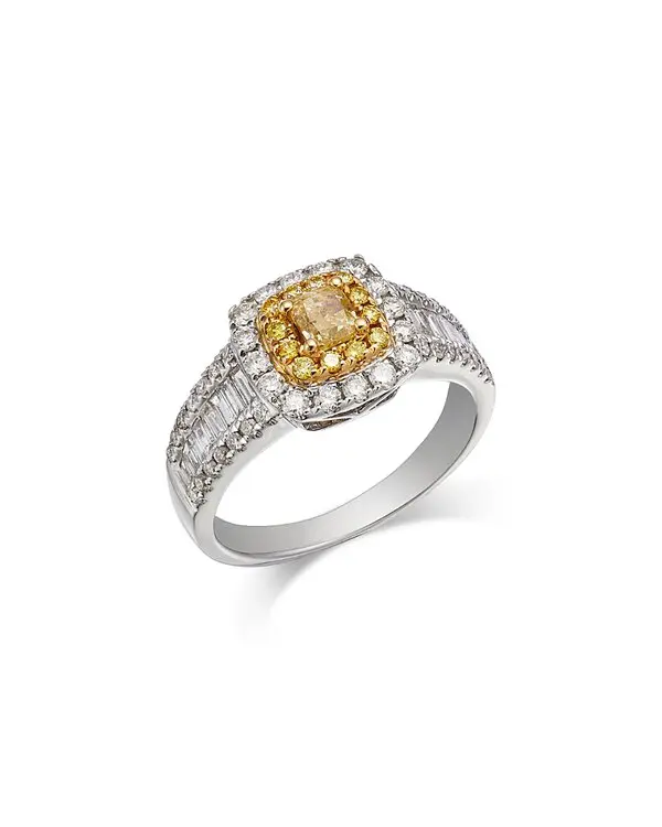 Bloomingdale'S 14k Yellow And White Gold 1.3 Tcw Diamond Ring - Yellow/white