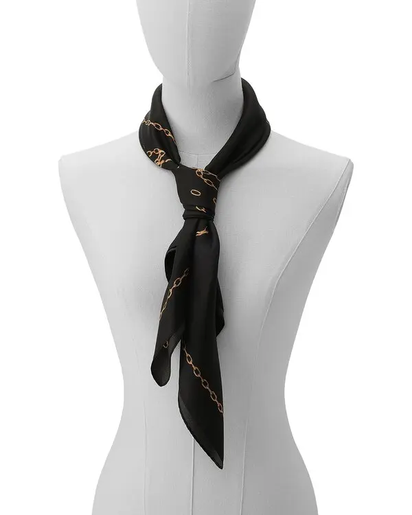 ALLSAINTS Allchains Square Silk Scarf