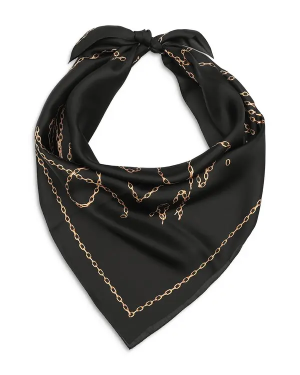 ALLSAINTS Allchains Square Silk Scarf