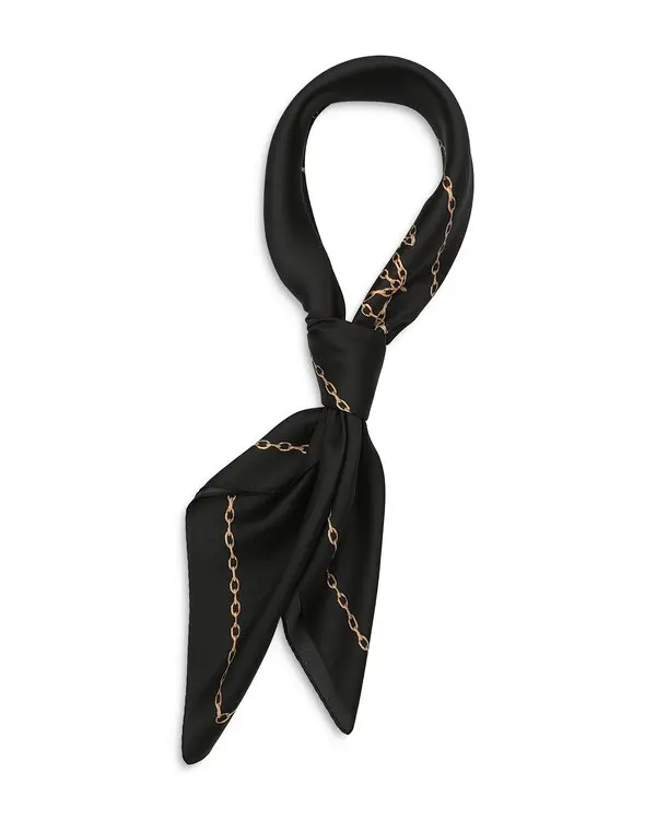 ALLSAINTS Allchains Square Silk Scarf