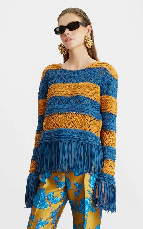 La DoubleJ Playa Sweater - Blue Petrol