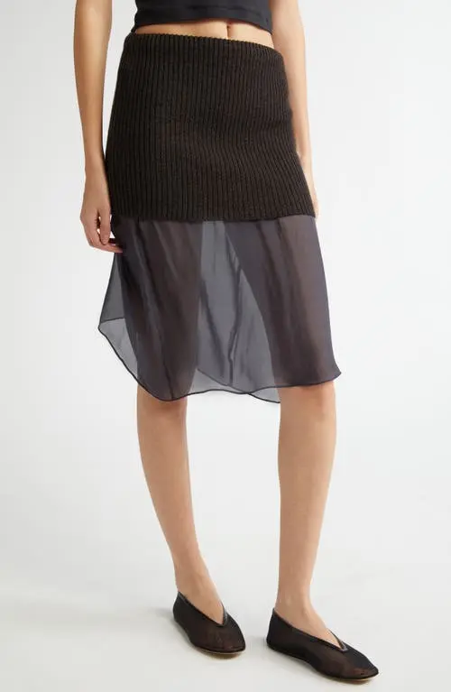 Paloma Wool Holly Mixed Media Skirt