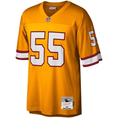 Mitchell & Ness Derrick Brooks Tampa Bay Buccaneers Legacy Replica Jersey - Orange