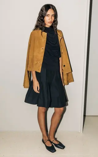 KALLMEYER Sade Cropped Suede Jacket