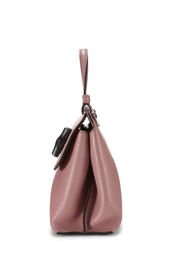 Gucci Leather Bamboo Daily Handbag