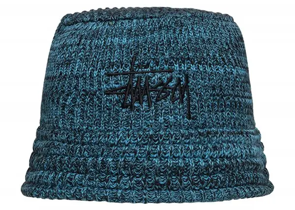 StÜssy Knit Bucket Hat - Blue