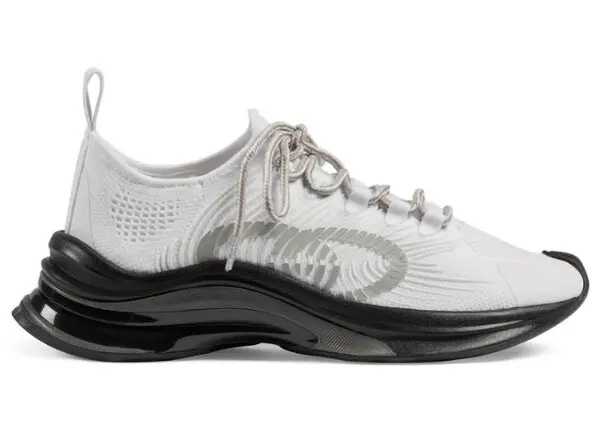 Gucci Run Sneakers - White/grey/black