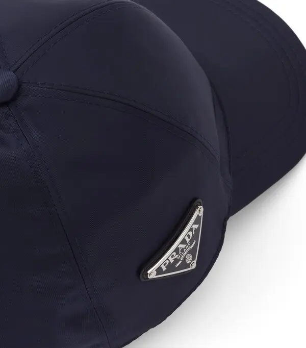 Prada Re-nylon Baseball Cap - Blue