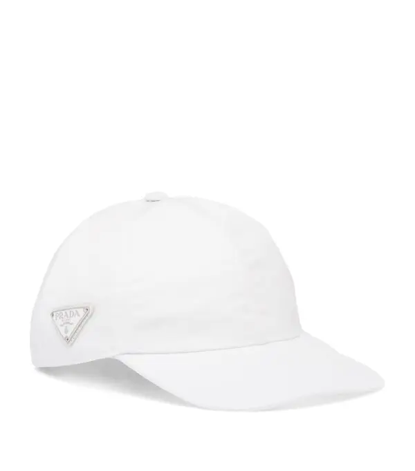 Prada Re-nylon Baseball Cap - White