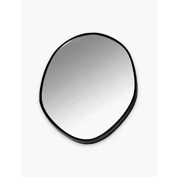 SERAX Mirror C Marie Steel And Glass Wall Mirror 30.5cm X 23cm - Black