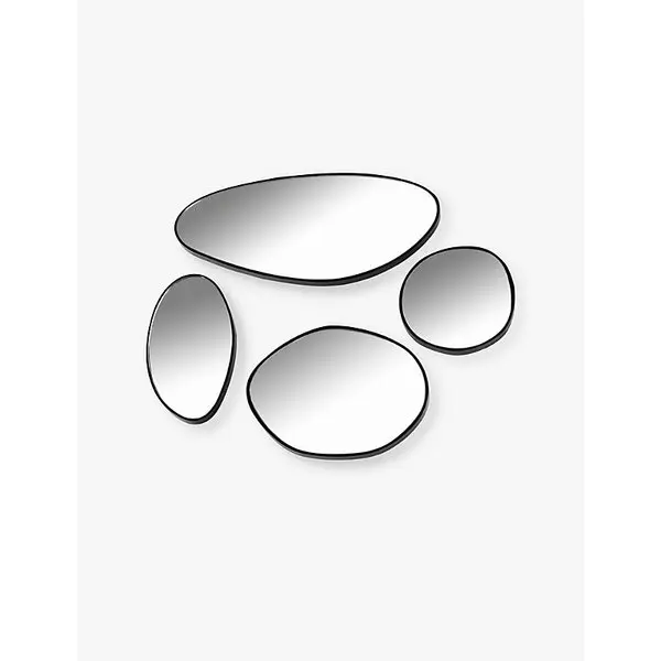 SERAX Mirror C Marie Steel And Glass Wall Mirror 30.5cm X 23cm