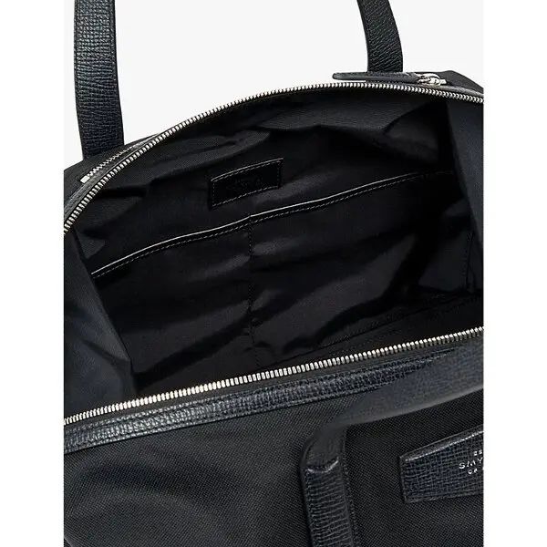 Smythson Norton Leather-trim Travel Bag