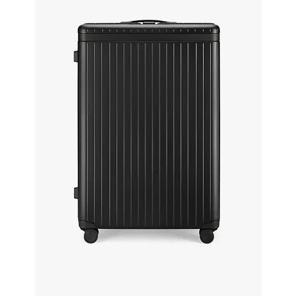 CARL FRIEDRIK The Large Check-in Suitcase 80cm - Black / Black