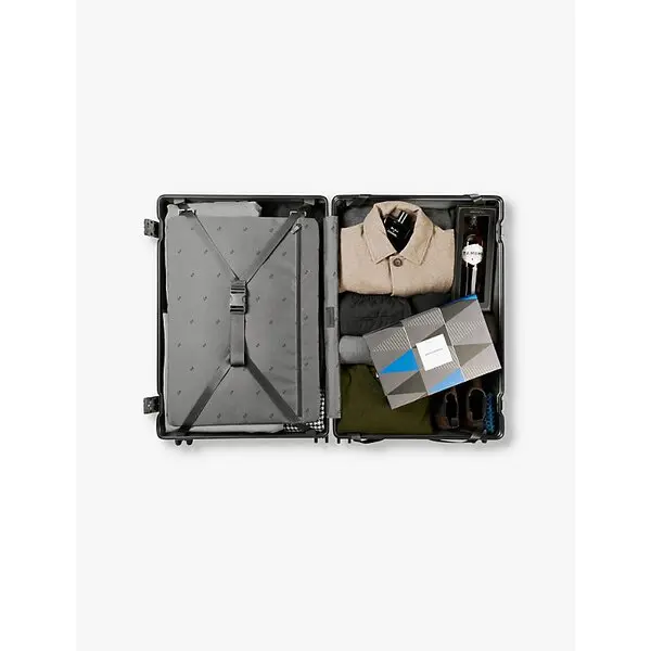 CARL FRIEDRIK The Large Check-in Suitcase 80cm - Black / Black