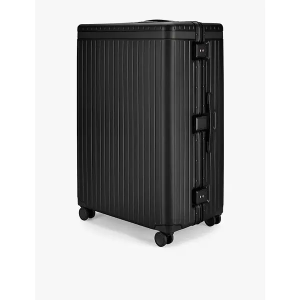 CARL FRIEDRIK The Large Check-in Suitcase 80cm - Black / Black