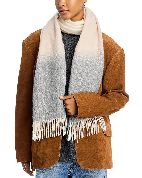 Bloomingdale'S Ombre Oversized Scarf Exclusive - Grey