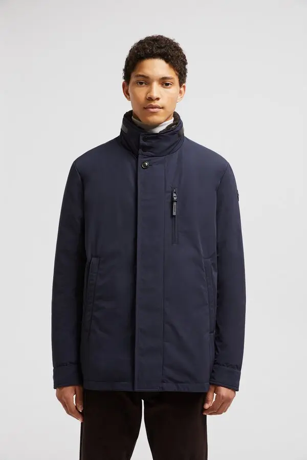 Moncler Quentin Hooded Parka - Blue | Editorialist