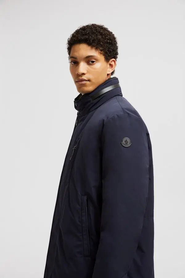 Moncler Quentin Hooded Parka - Blue | Editorialist