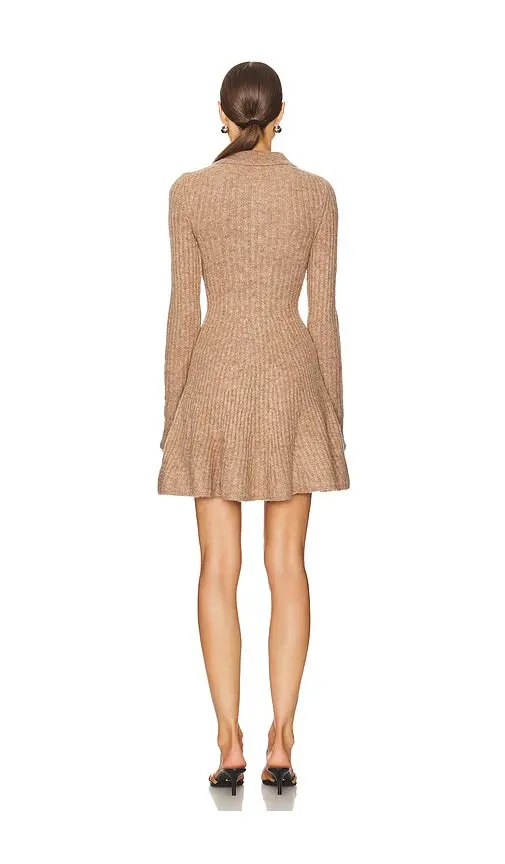 L'academie Izel Mini Dress - Beige