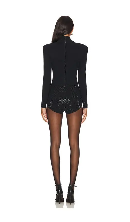 Retrofete Bethanie Romper - Black